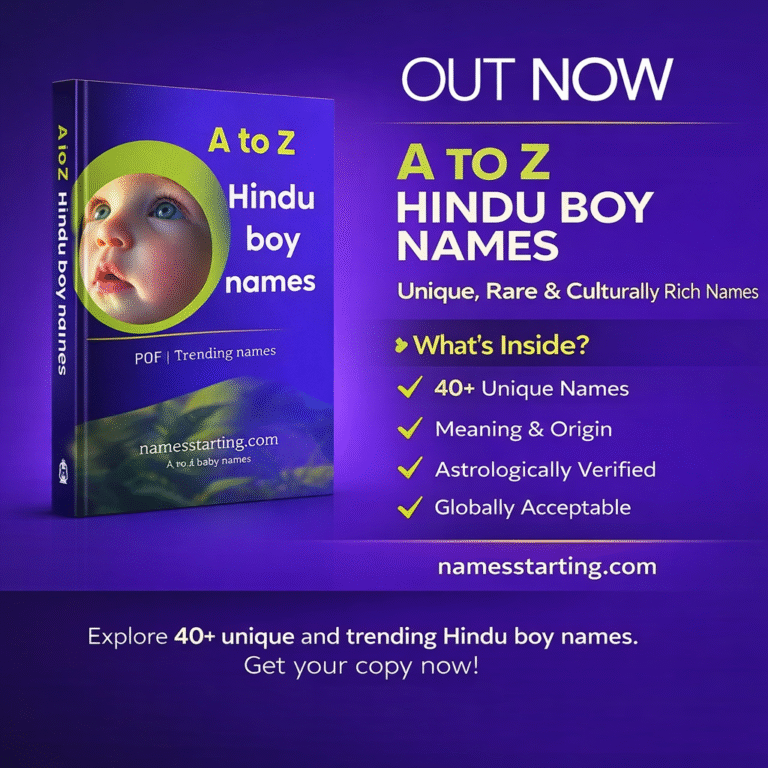 Trending 2026 A to Z baby boy names Hindu PDF - A to Z baby names