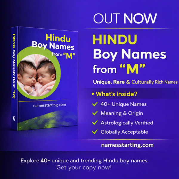 Trending 2026 M letter names for boy Hindu PDF - A to Z baby names